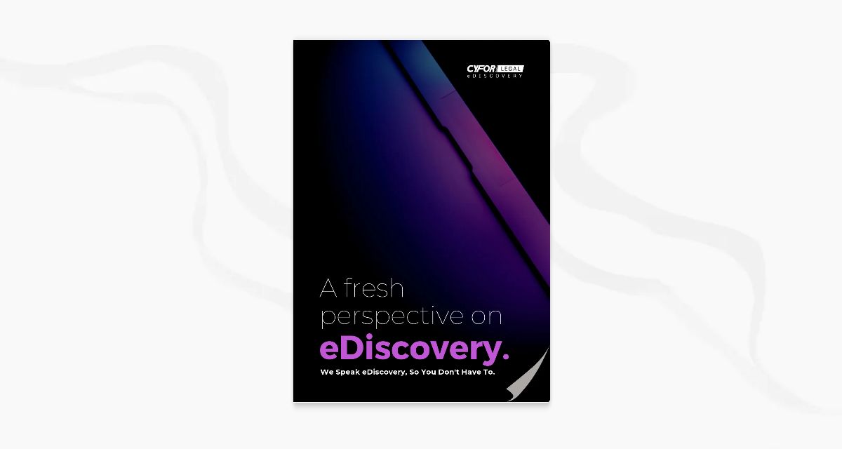 CYFOR Legal eDiscovery Brochure